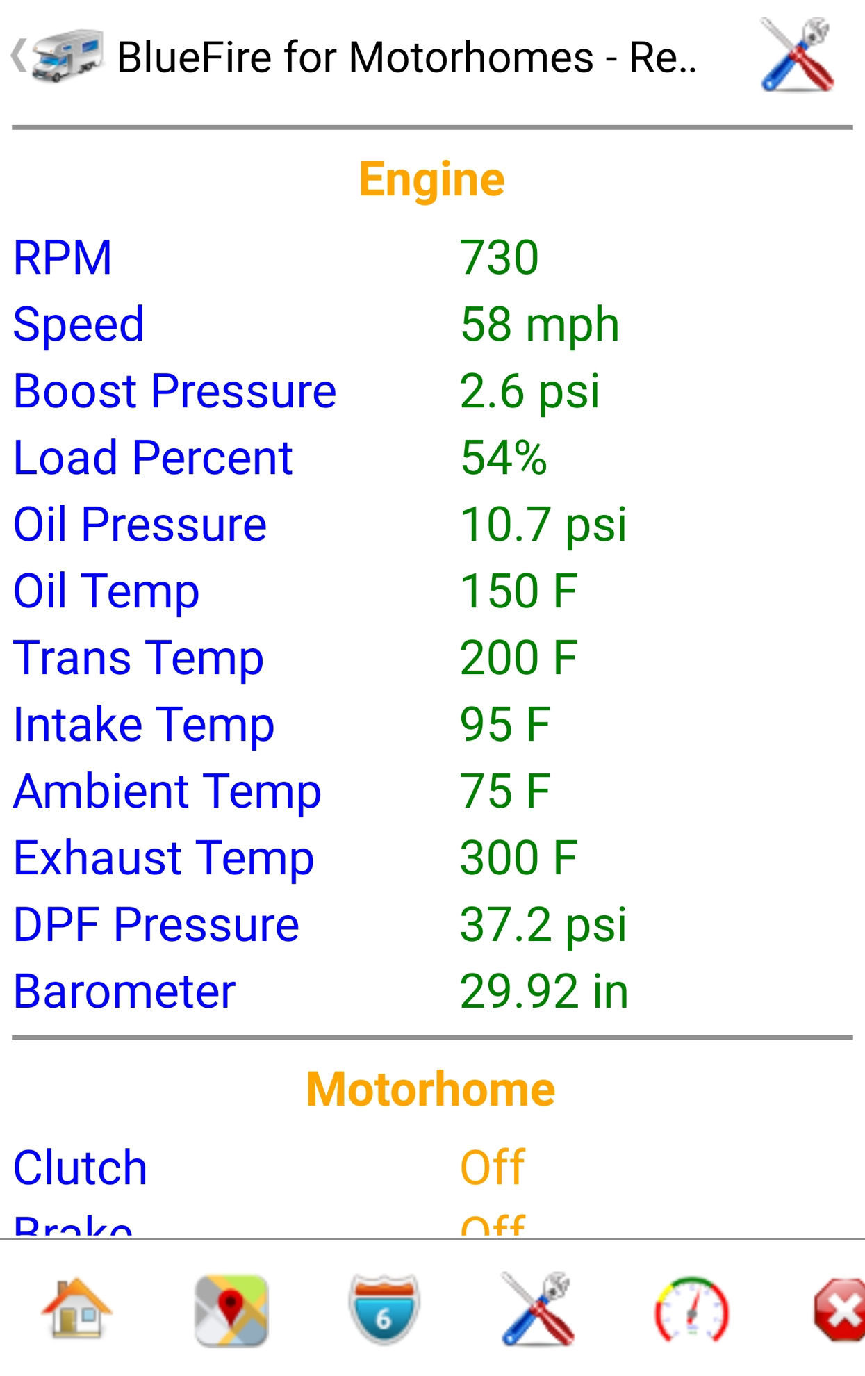 BlueFire LLC. BlueFire for Motorhomes